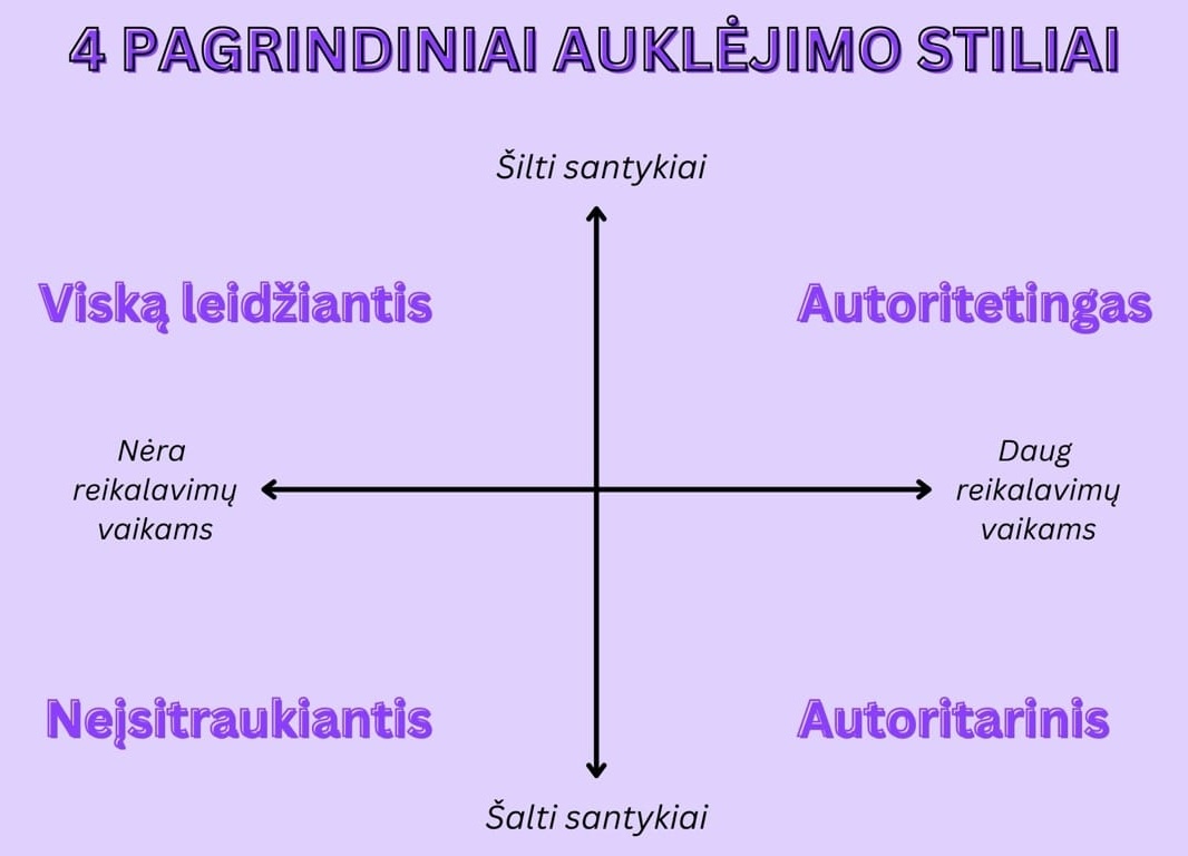 Auklėjimo stiliai: kokie jie yra ir kaip sužinoti sau būdingą ...